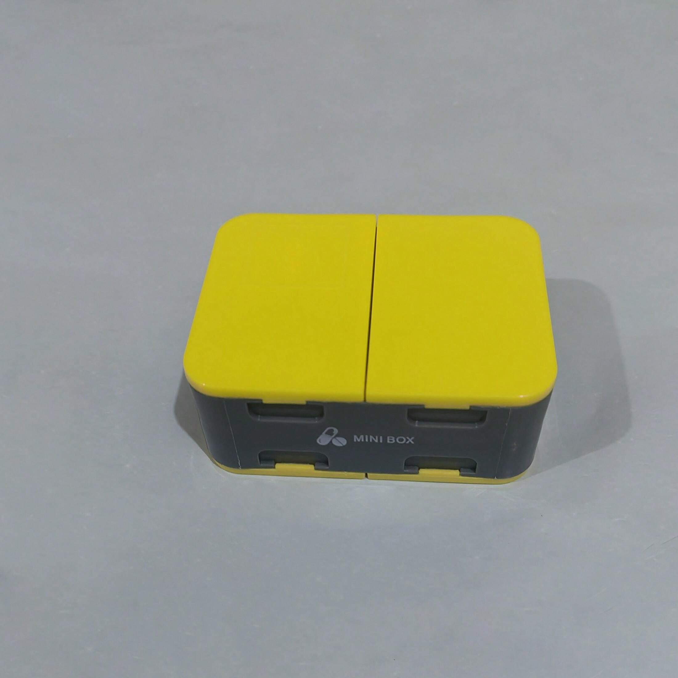 Portable Double-Layer Pill Divider, Mini 7-Day Pill Box For Storing ...