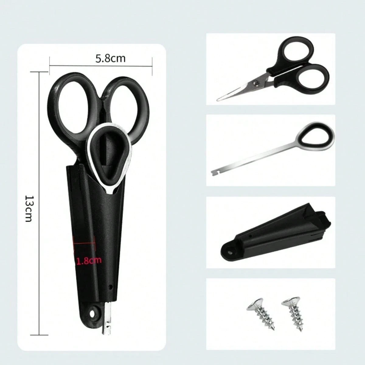 Fishing Scissor Set With Unhook Extractor Stainless Steel ...