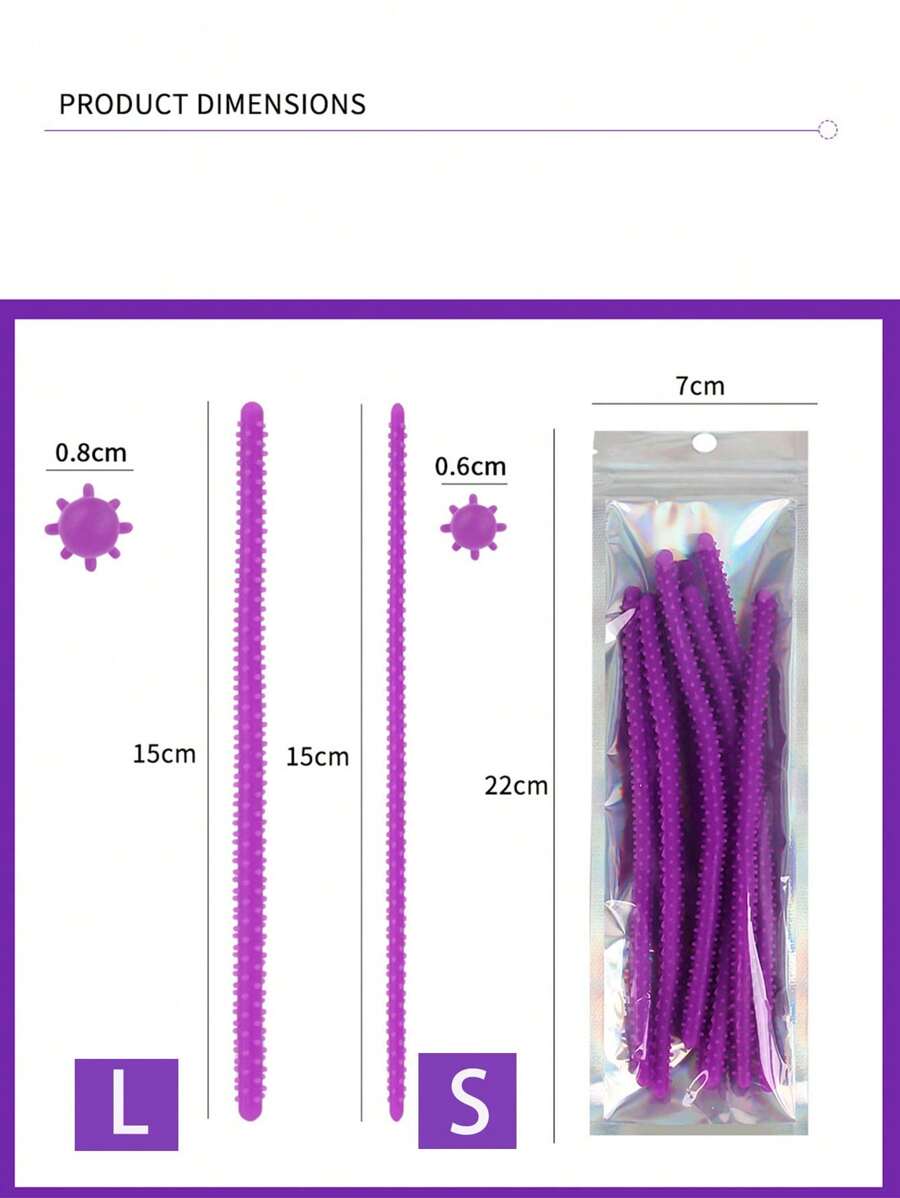 10 Pieces/Pack Of Fireworks Bars, Morgan Hot Dye Silicone Perm Bars ...