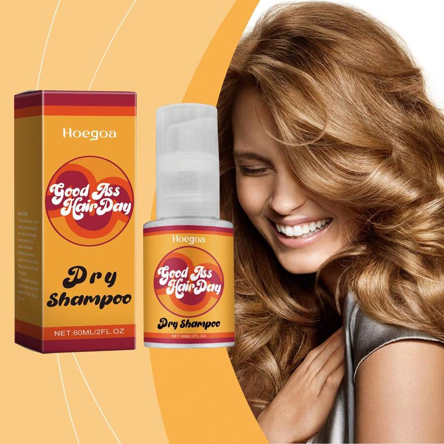 HOEGOA Waterless Hair Dry Spray, Hair Refreshing, Repairing Frizzy ...