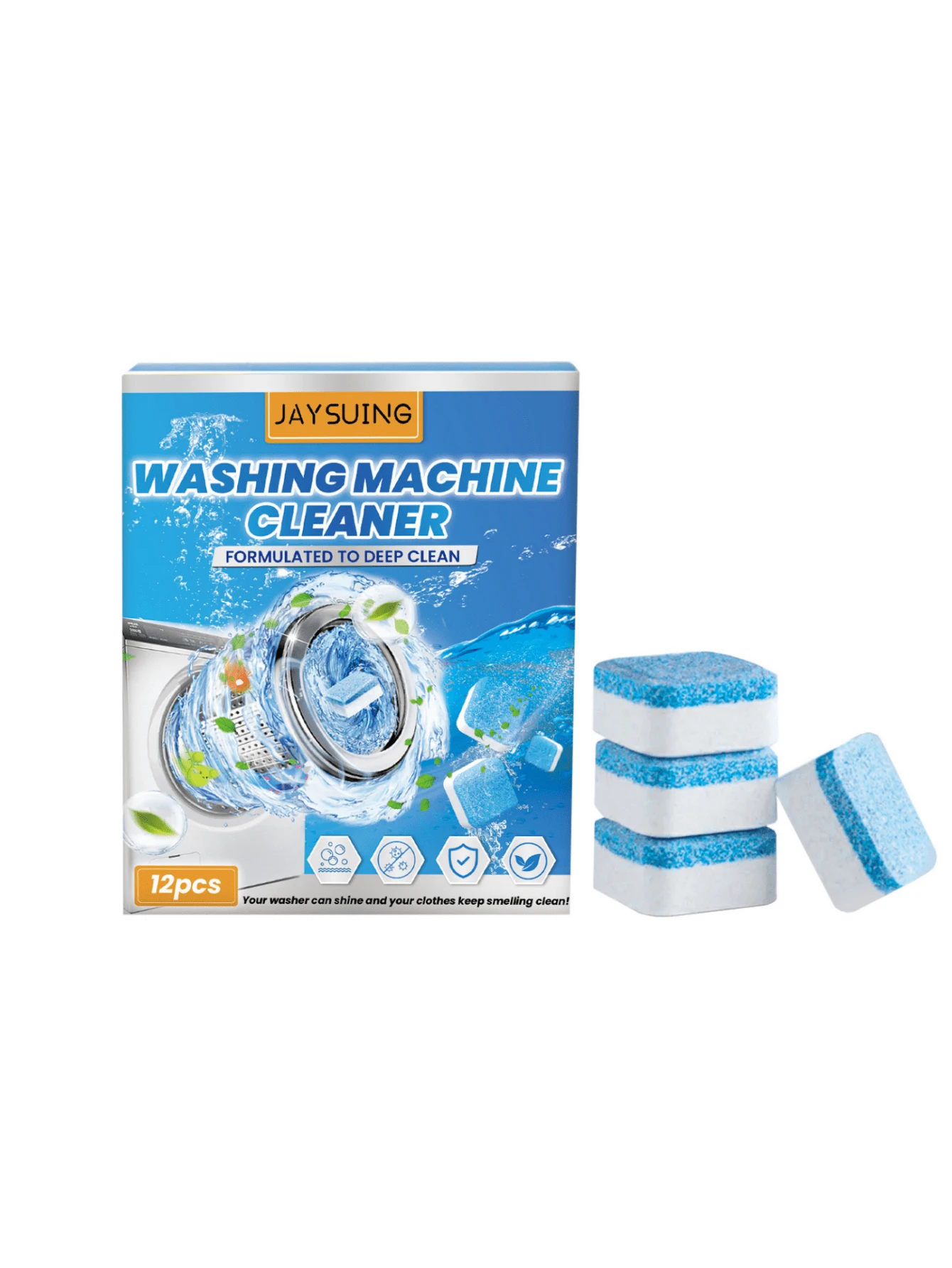 Washing Machine Cleaning Tablets Drum Type Wave Wheel Household Washing ...
