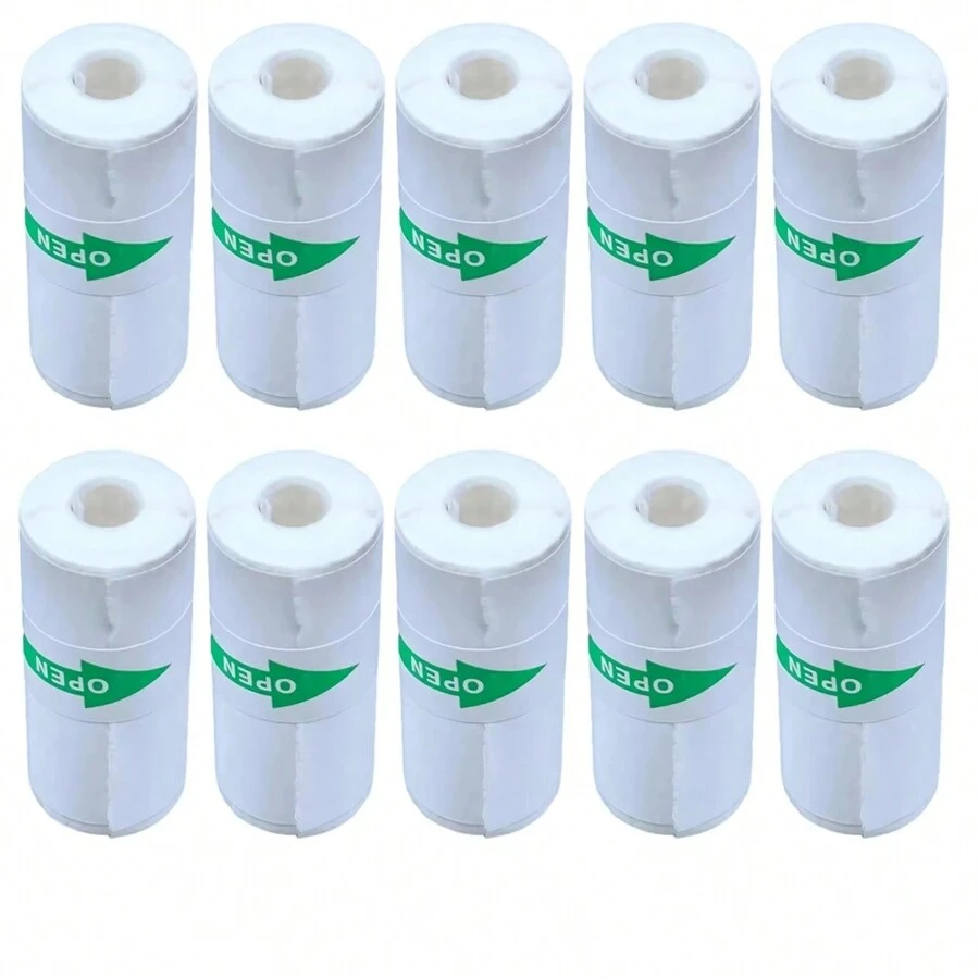 10 Rolls Printable Paper Rolls Mini Printer Paper Thermal Label 57 X ...