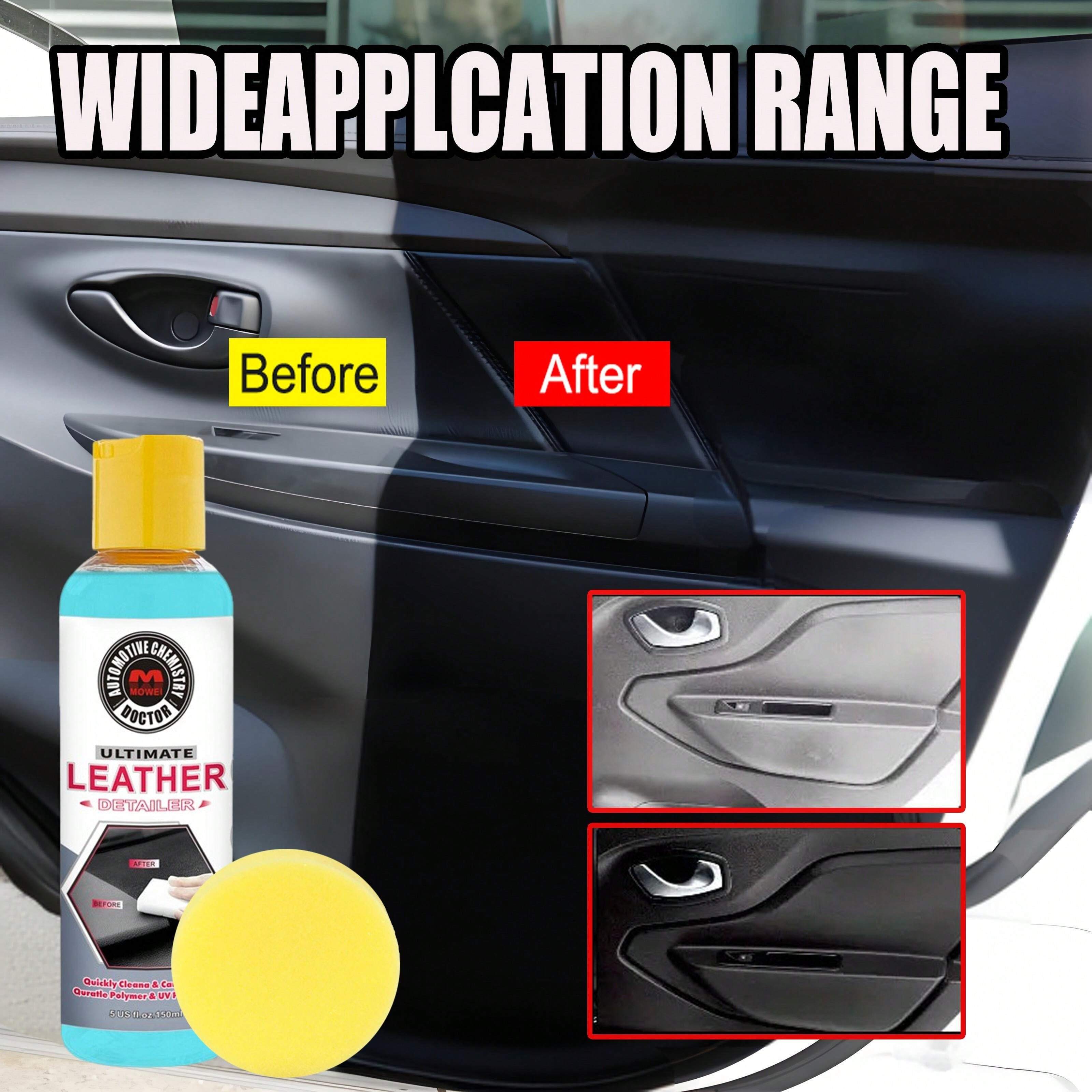 Car Interior Plastic Renewal Wax - Enhance Black And Gloss, Durable Protection For Car And ...