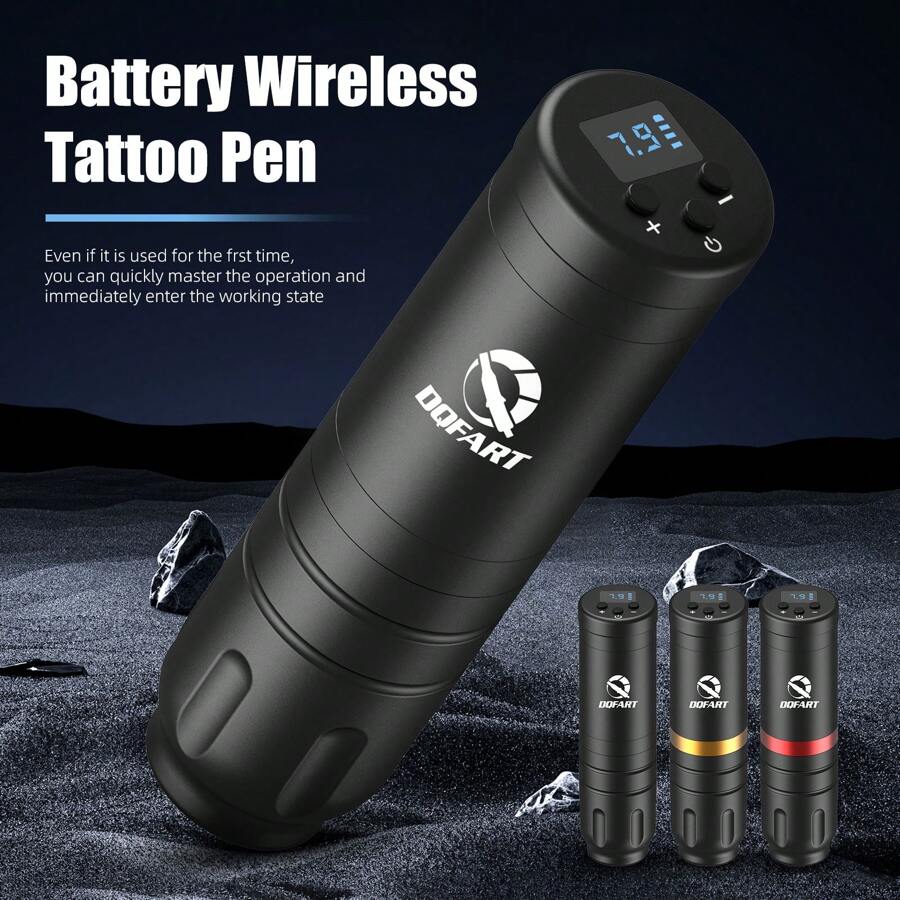 DQFART DQFART Wireless Tattoo Kit Beginner Wireless Battery Pen With ...
