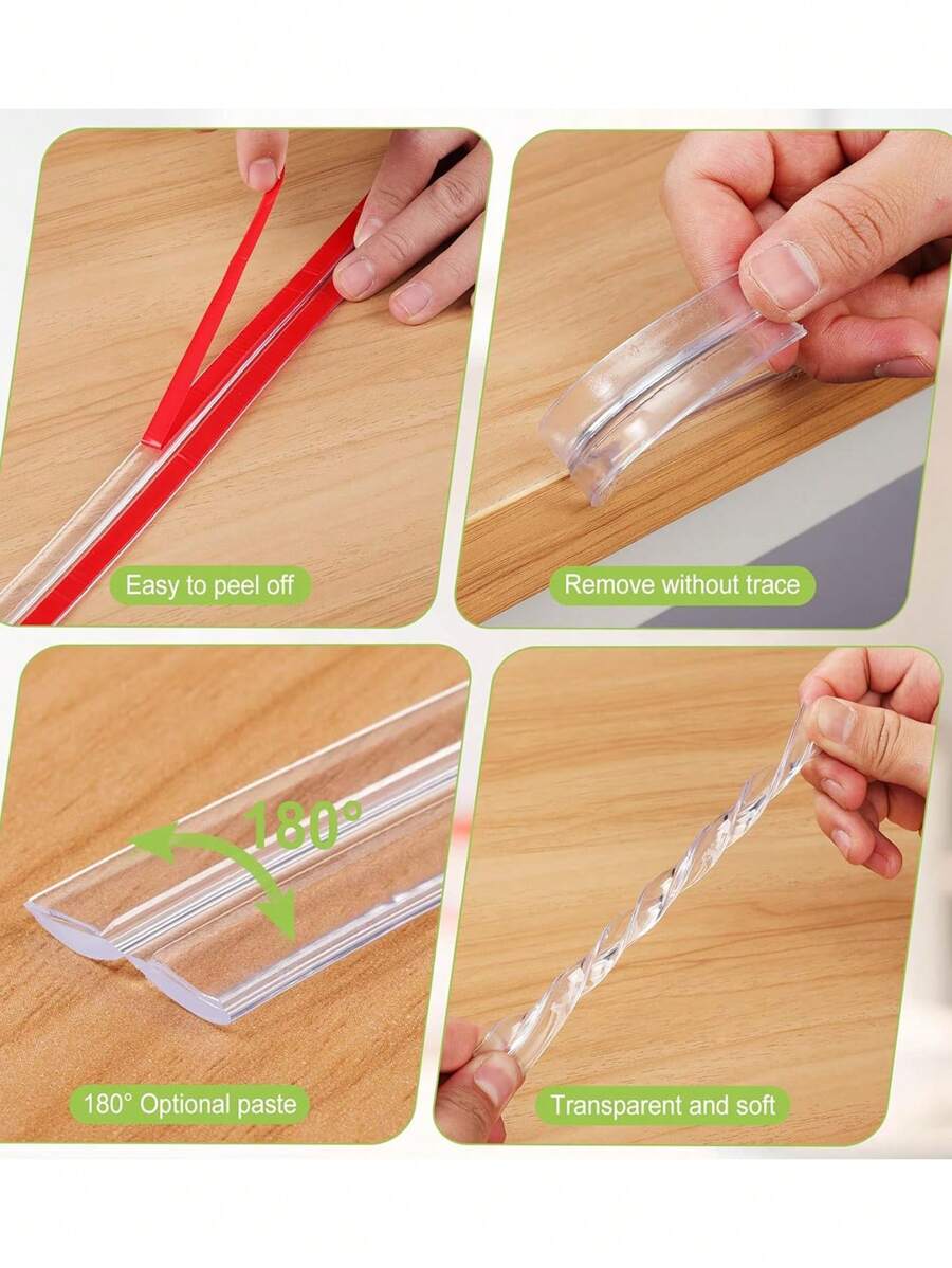 Furniture Collision Prevention Tape, Self-Adhesive Edge Guards For ...