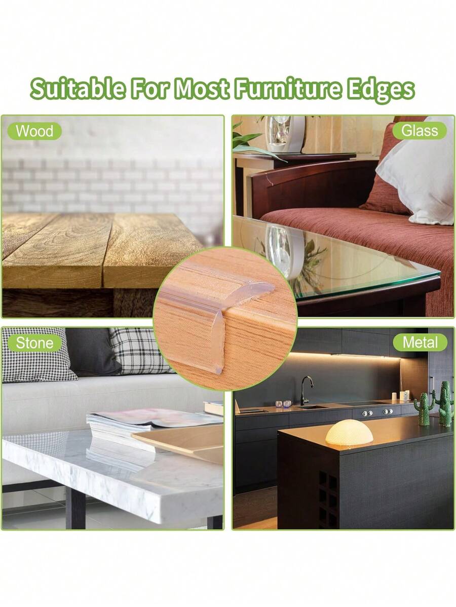 Furniture Collision Prevention Tape, Self-Adhesive Edge Guards For ...