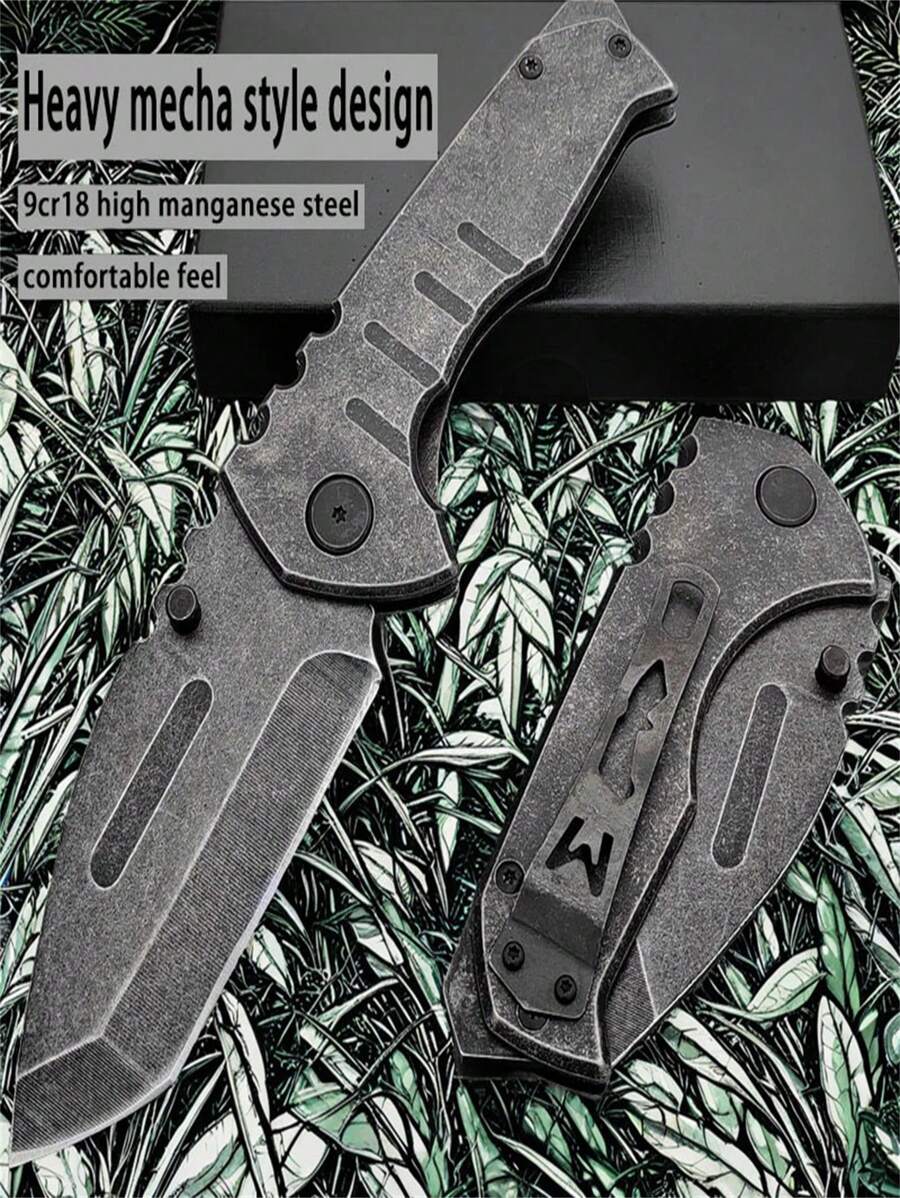 Outdoor Portable Folding Knife Stainless Steel Field Knife High ...
