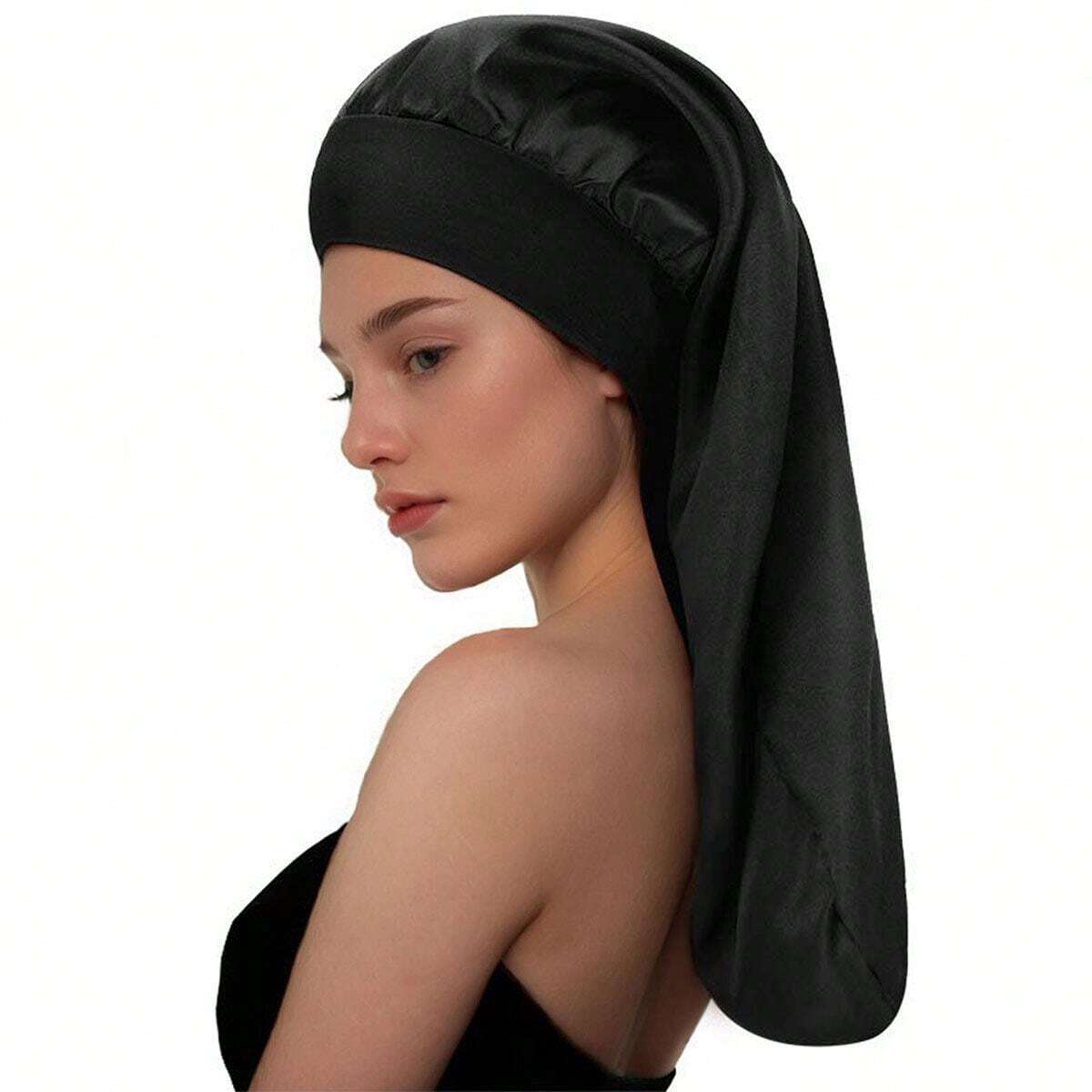 Custom Logo Beauty Makeup Cap For Women With Long Hair, High Elasticity ...