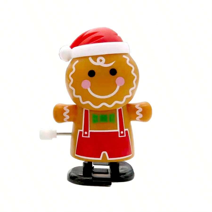 Cute Wind-Up Christmas Santa Claus, Shaking Head Walking Snowman Toy ...