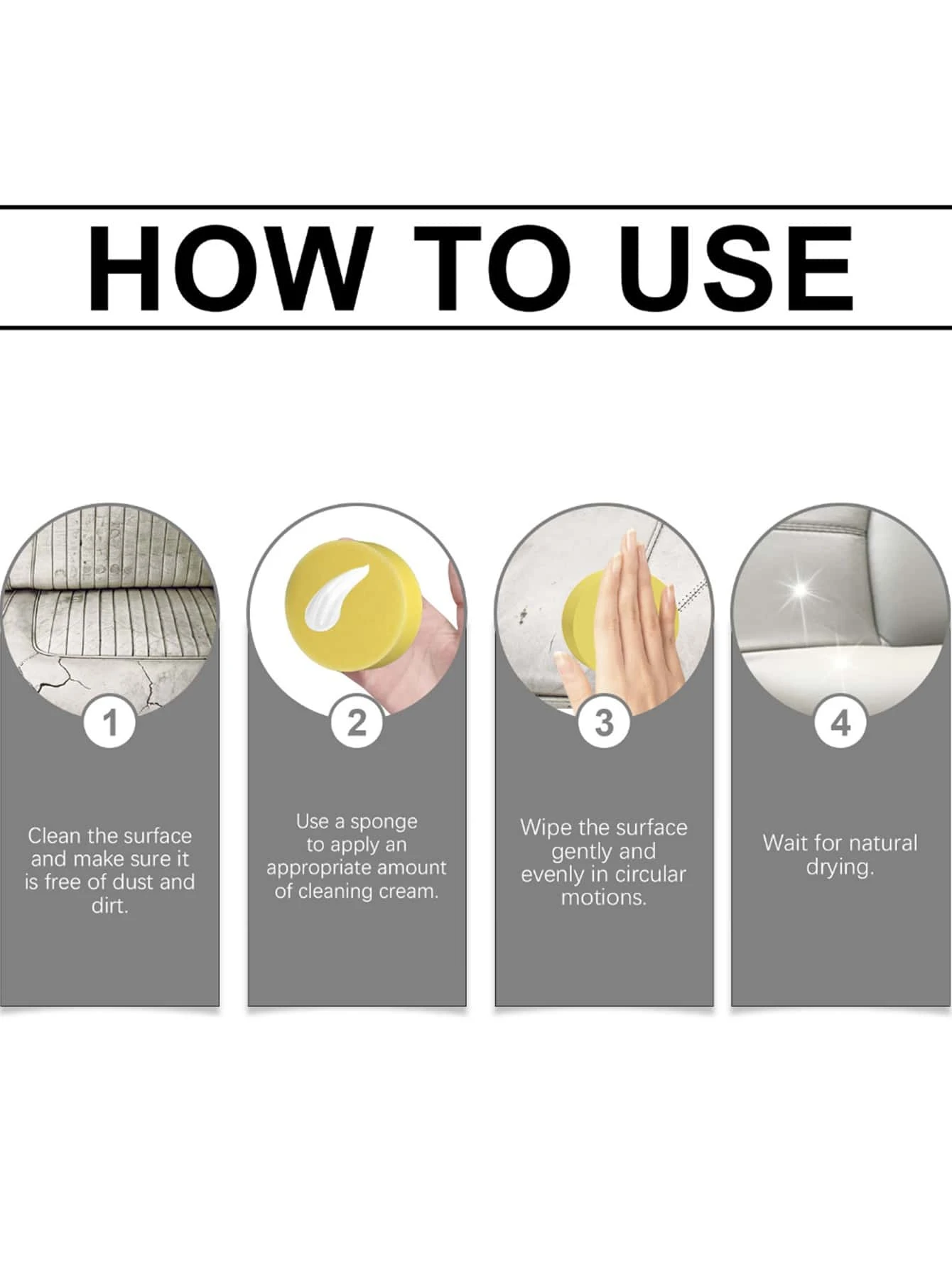 Premium Renovating Cream For Cars - Restores Faded Leather, Repairs ...