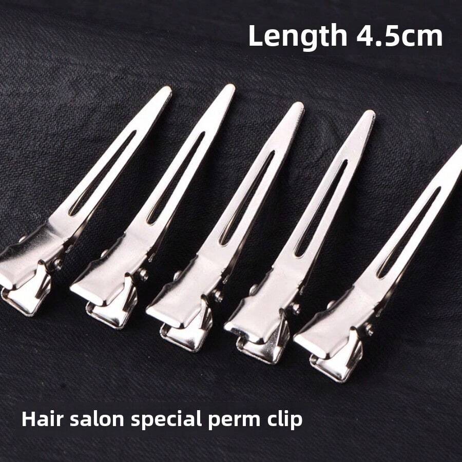Steel Frame Hair Clamp, Salon Hairdressing Steel Curling Clips ...
