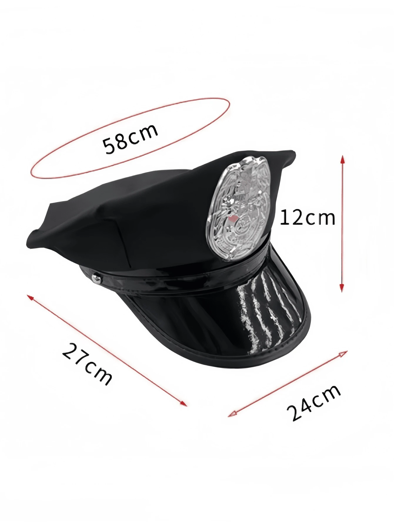 ABS Plastic Police Costumes Accessories - Handcuffs And Baton, For ...