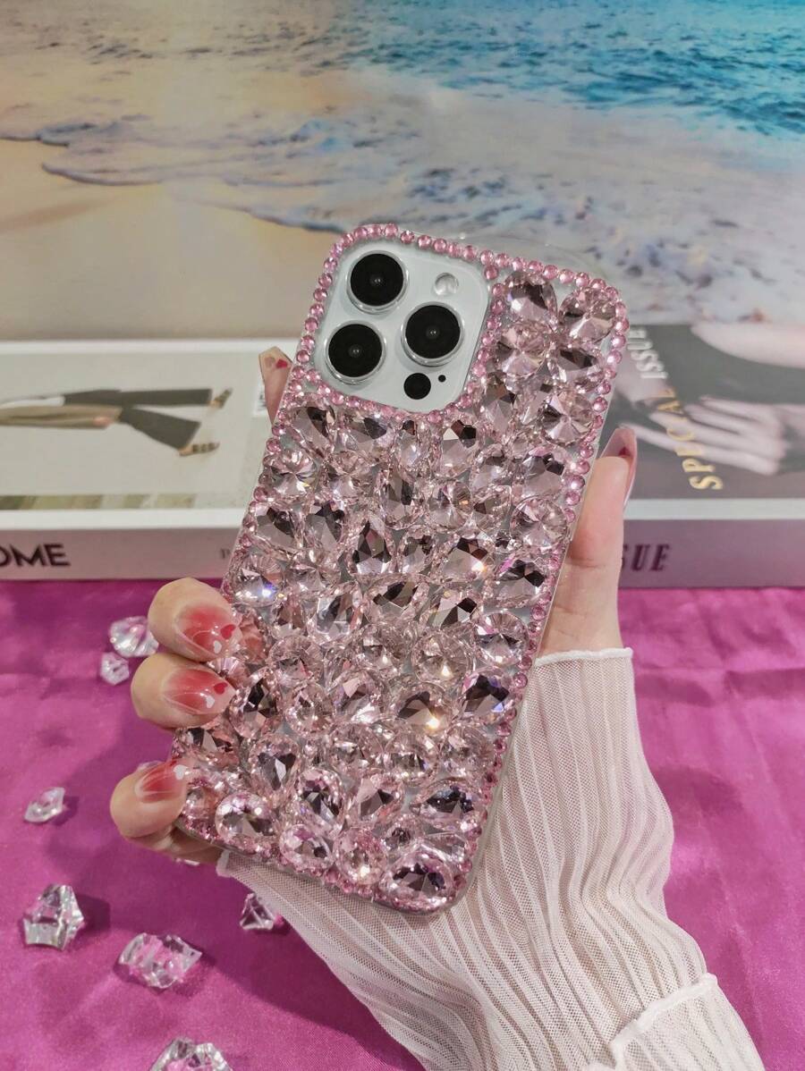 Luxury Fashion Rhinestone Full Covered Phone Case Compatible With ...