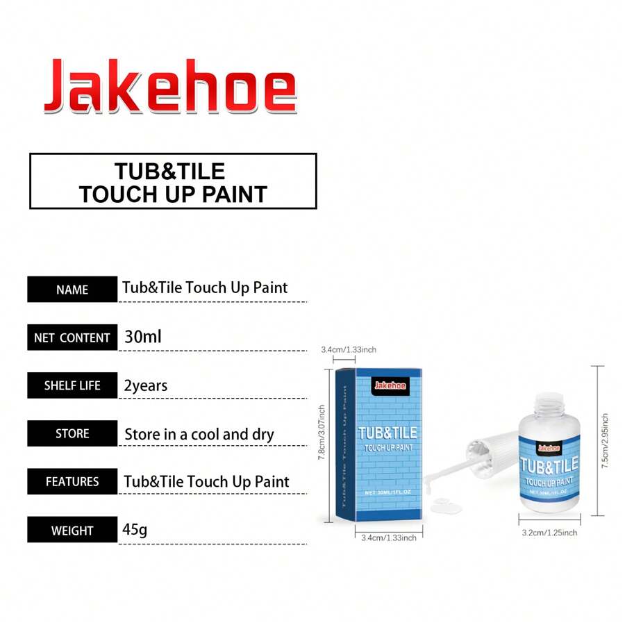 Jakehoe Tile Repair Paint Ceramic Repair Paint For Household Tile ...