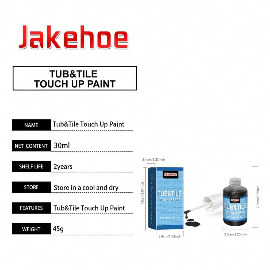 Jakehoe Tile Repair Paint Ceramic Repair Paint For Household Tile ...