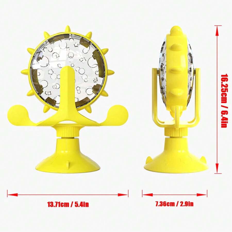 Pet Food Funnel Windmill Toy - Small Interactive Food Funnel Toys For ...