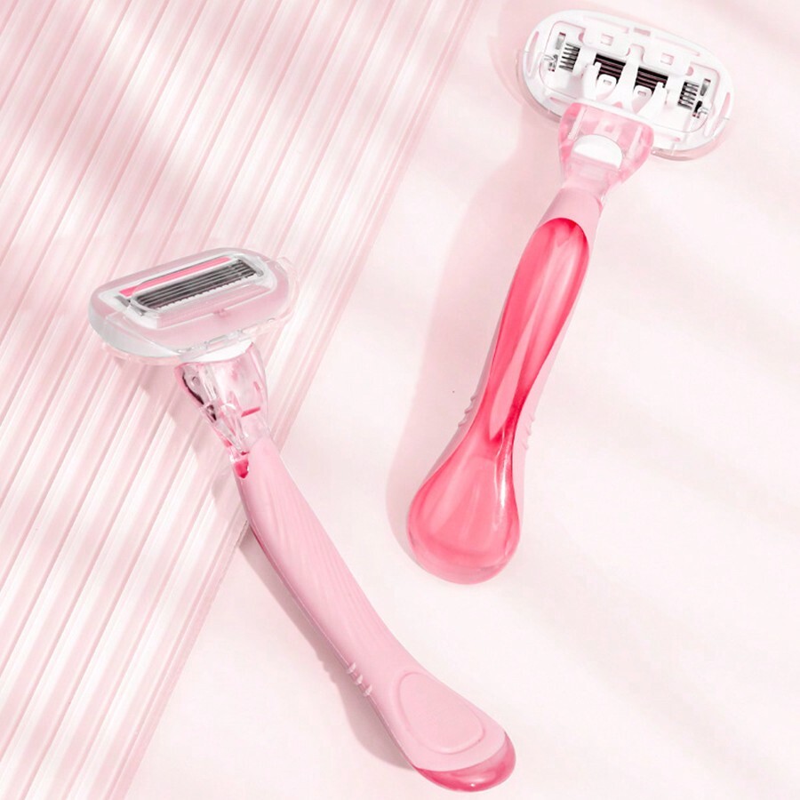 5 Layers Blade Manual Shaving Razor, Women Hair Removal Tool For ...
