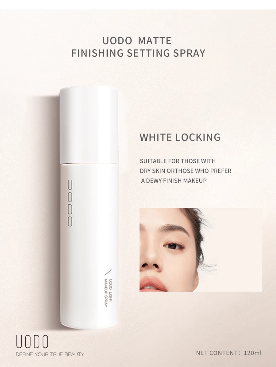 Uodo UODO LOVER MAKE-UP Setting SPRAY 120ml LONG-LASTING HOLD ...