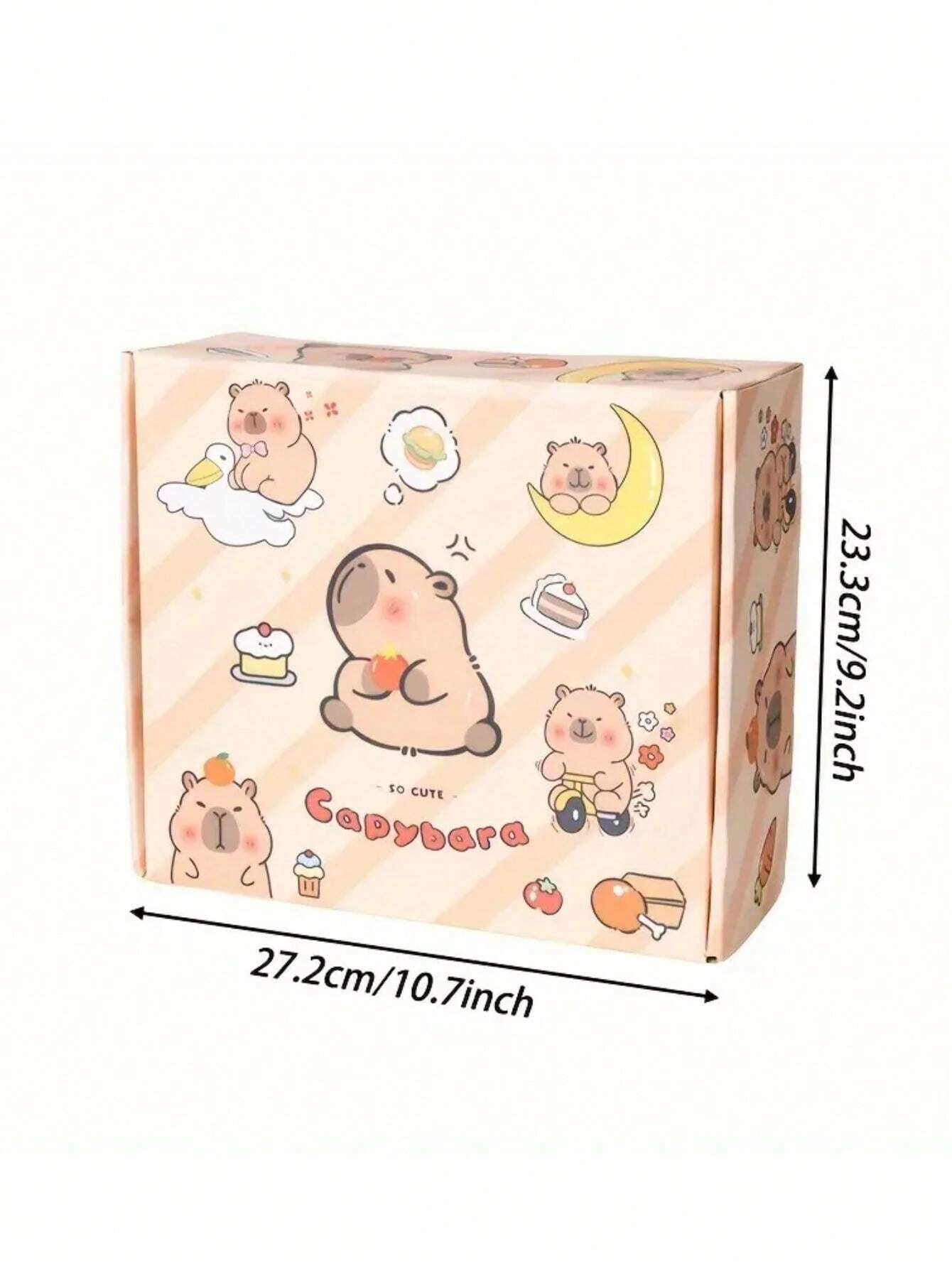 Capybara Stationery Gift Set: Cute Notebook, Pens, Paper Clips & More ...