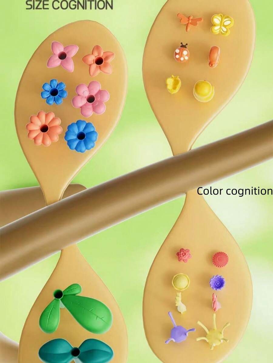 Children's Creative Color Cognitive Assembly Building Blocks Flower ...