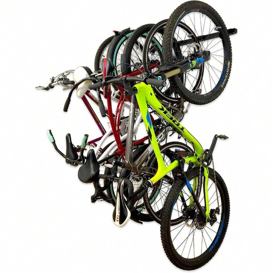 5 - Bike Storage Rack For Wall Mount In Home And Garage, Adjustable ...