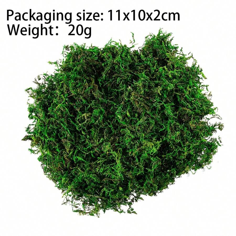 Fake Moss, 20g Artificial Moss For Indoor Plants, Fairy Garden Plants ...