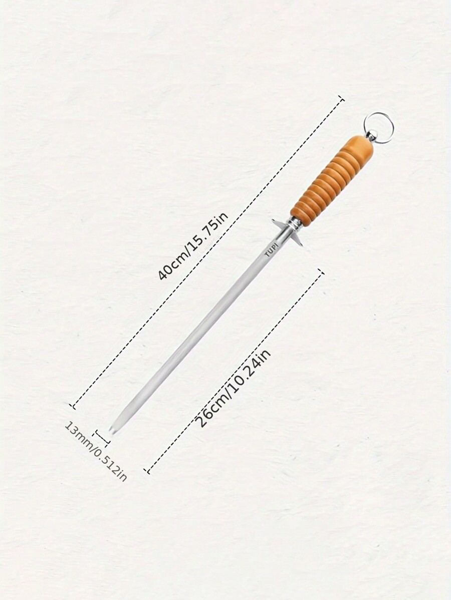 Knife Sharpener Rod, Kitchen Knives Sharpener Carbon Steel Professional ...