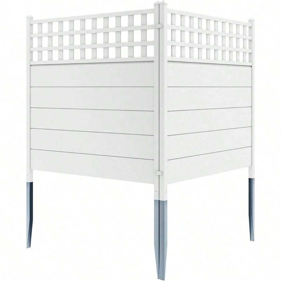 Outdoor Privacy Screen Fence 2 Panels - 45''W X 45''H Air Conditioner ...