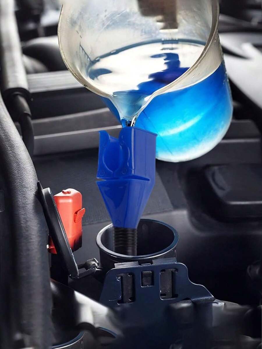 Flexible Draining Tool Snap Funnel Retractable Automotive Fuel Funnel ...