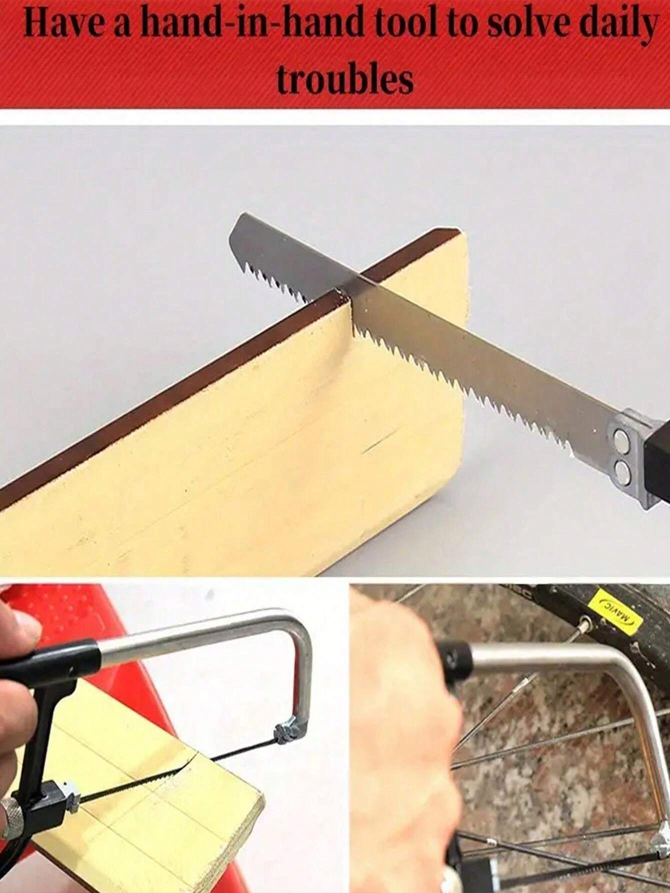 1 Set 7 In 1 Mini Handsaw Set Portable Multi Purpose Woodworking Tool ...