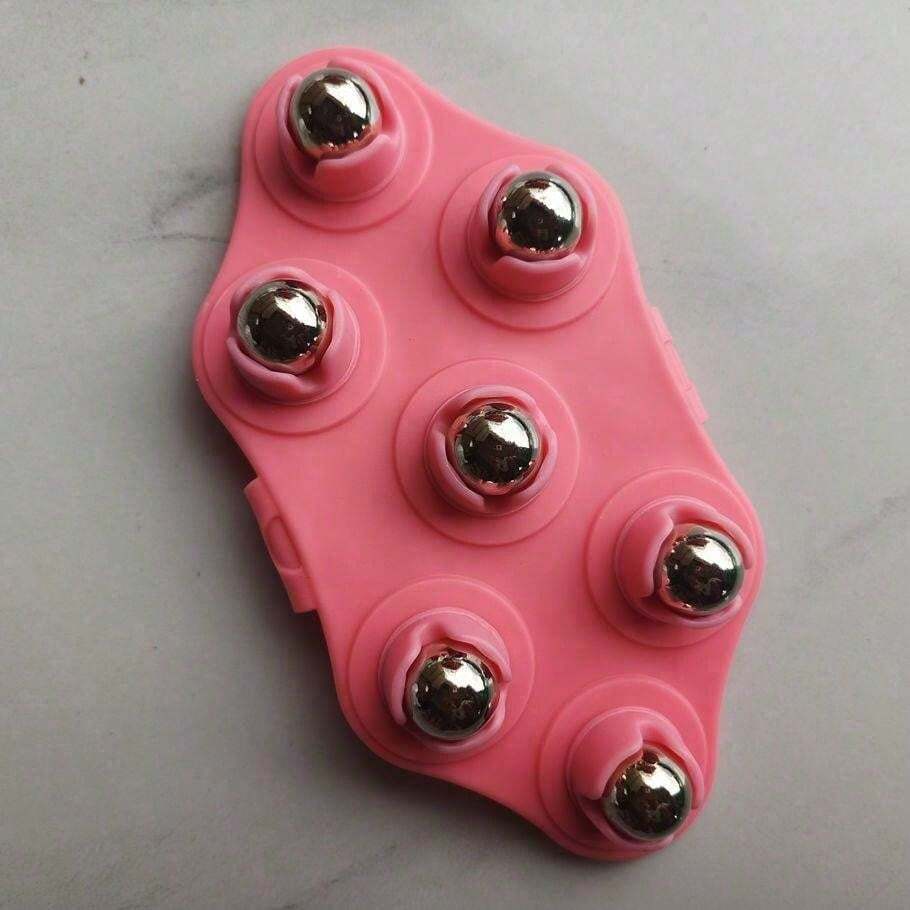 Steel Ball Body Massager With 7 Massage Beads Full Body Muscle Massager For Abdomen Leg And