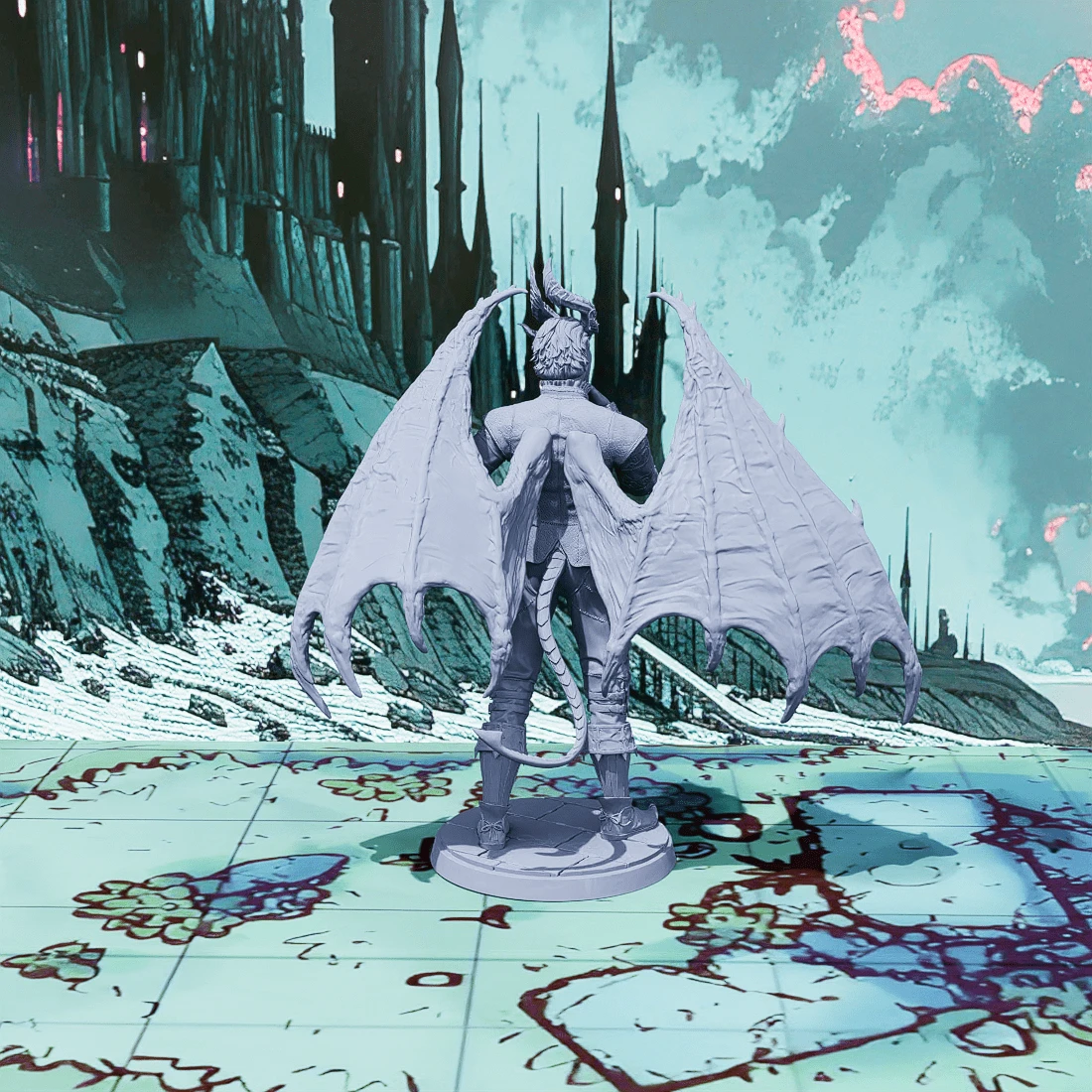 3 Raphael D&D Miniatures TRPG Accessory Anime & Game Character GK ...