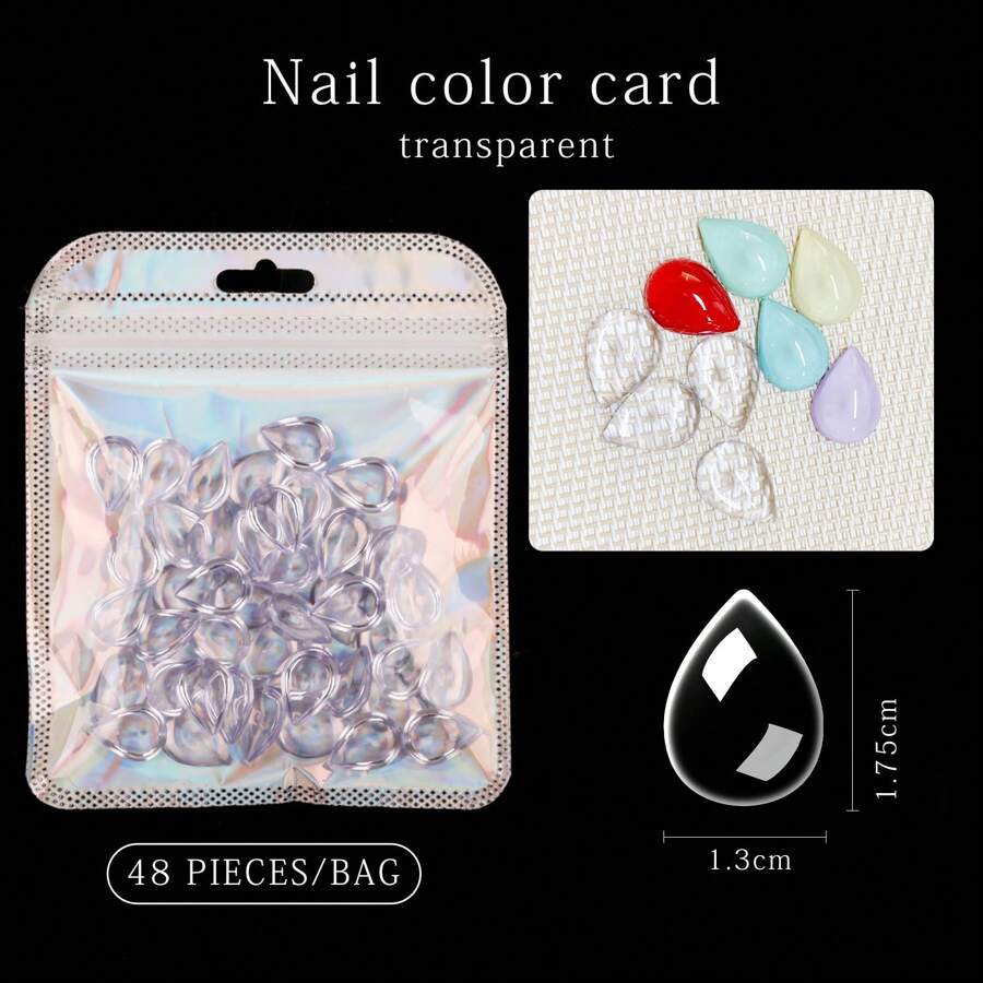 Nail Art Color Card, Transparent Nail Polish Adhesive Color Board, Nail ...