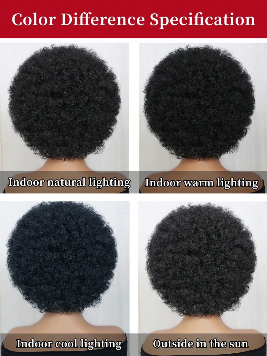 Afro Wig - Soft Afro Wig 70s For Women Afro Kinky Curly Hair Wigs With ...