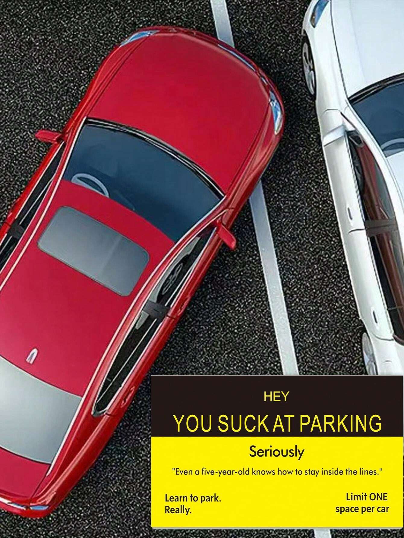 30pcs Fun Parking Cards, Fun Prank Parking Cards, Learn Parking Cue ...