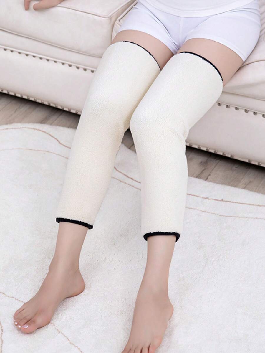 Warm Leg Warmers Autumn & Winter Dual Layer Thick Knee Pads, Fully ...