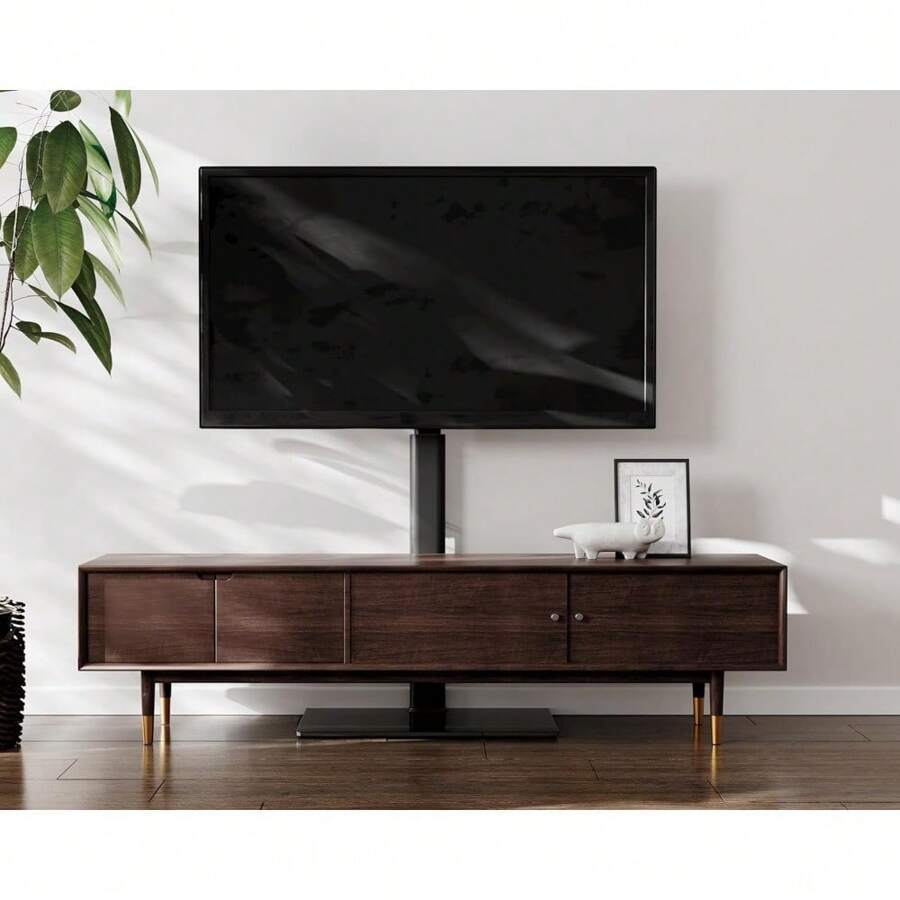 TV Floor Stand For 32 To 60 Inch TVs, Floor Standing TV Stand With Swivel Bracket, Height ...