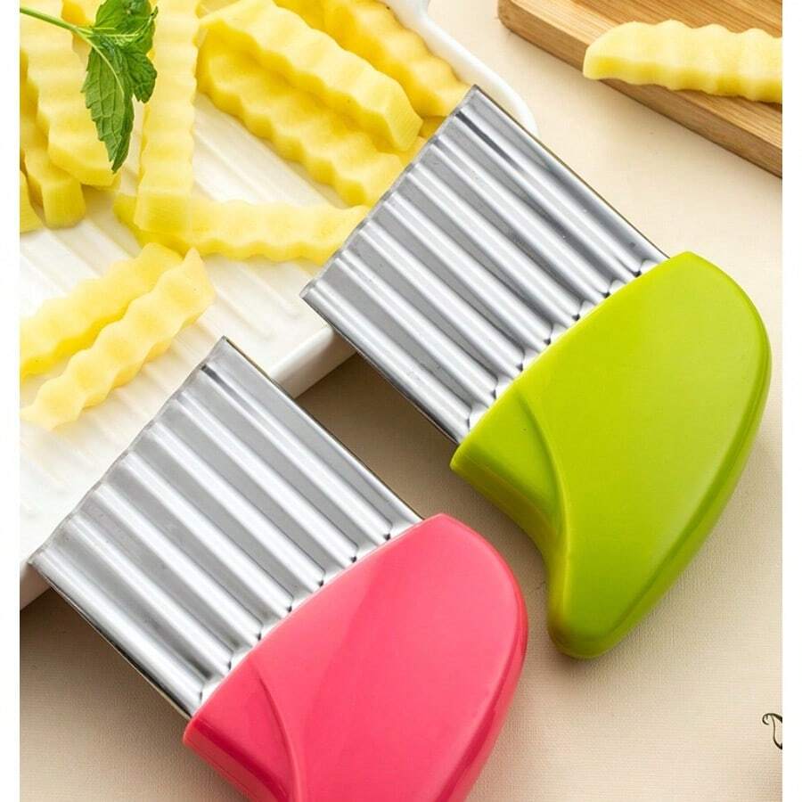 Stainless Steel Vegetable Carrot Wavy Cutter Slicer Potato Chips ...