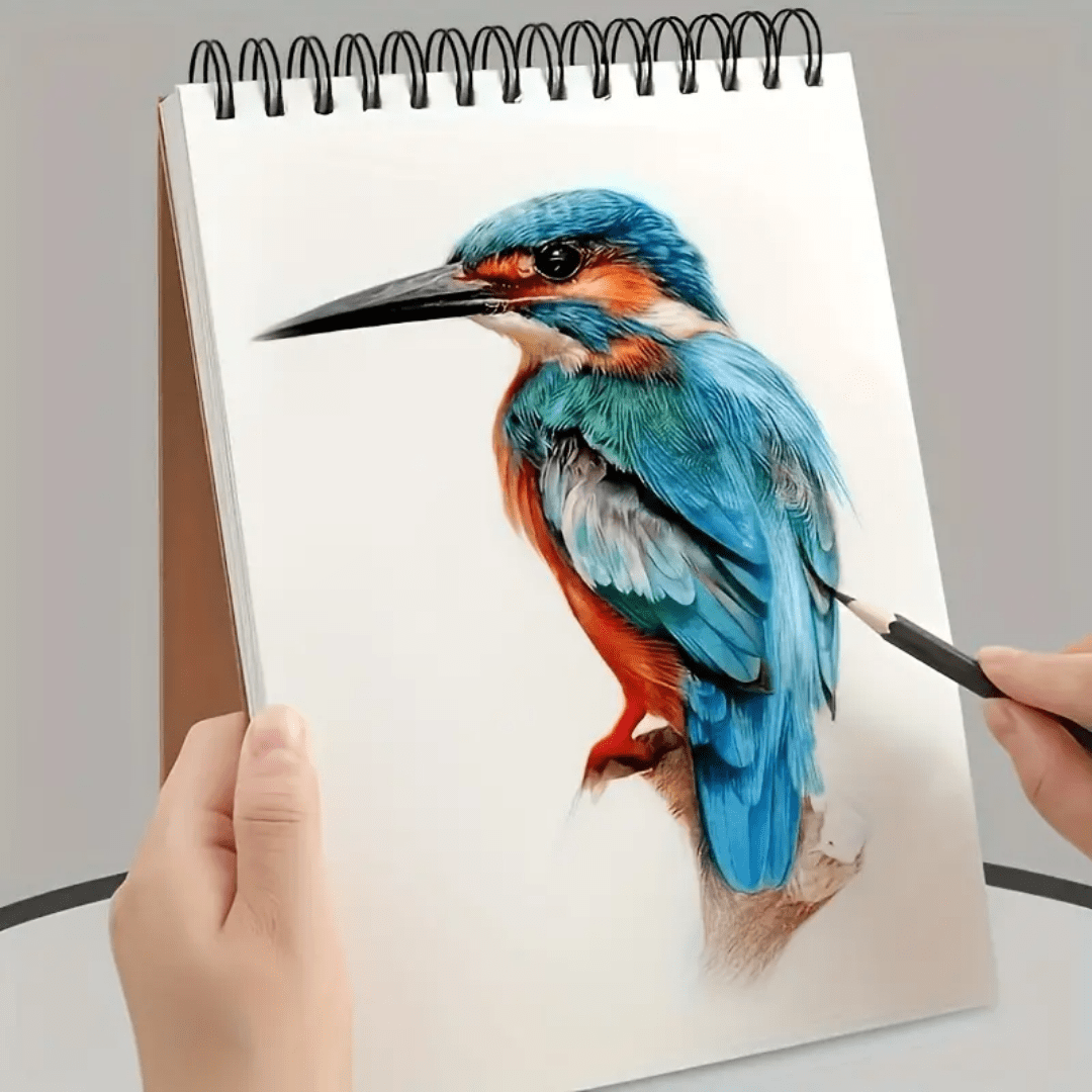 1 Sketchbook, Watercolor Paper, Spiral-Bound Sketch Pad, 1 Book Of 30 ...