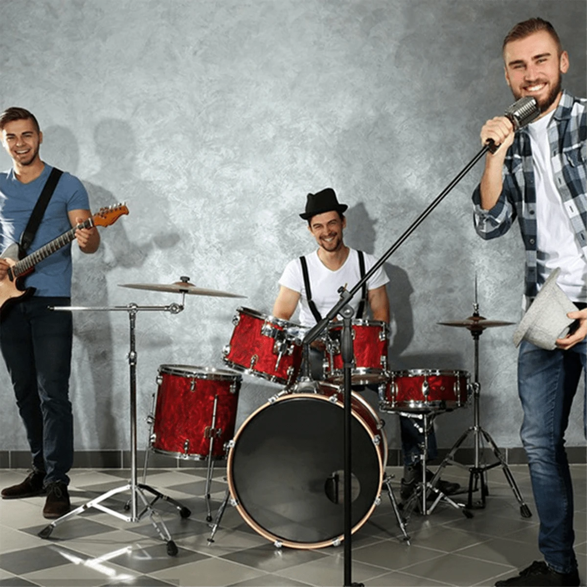 Wireless In Ear Monitor System 2.4 G Earphone Rechargeable Transmitter ...