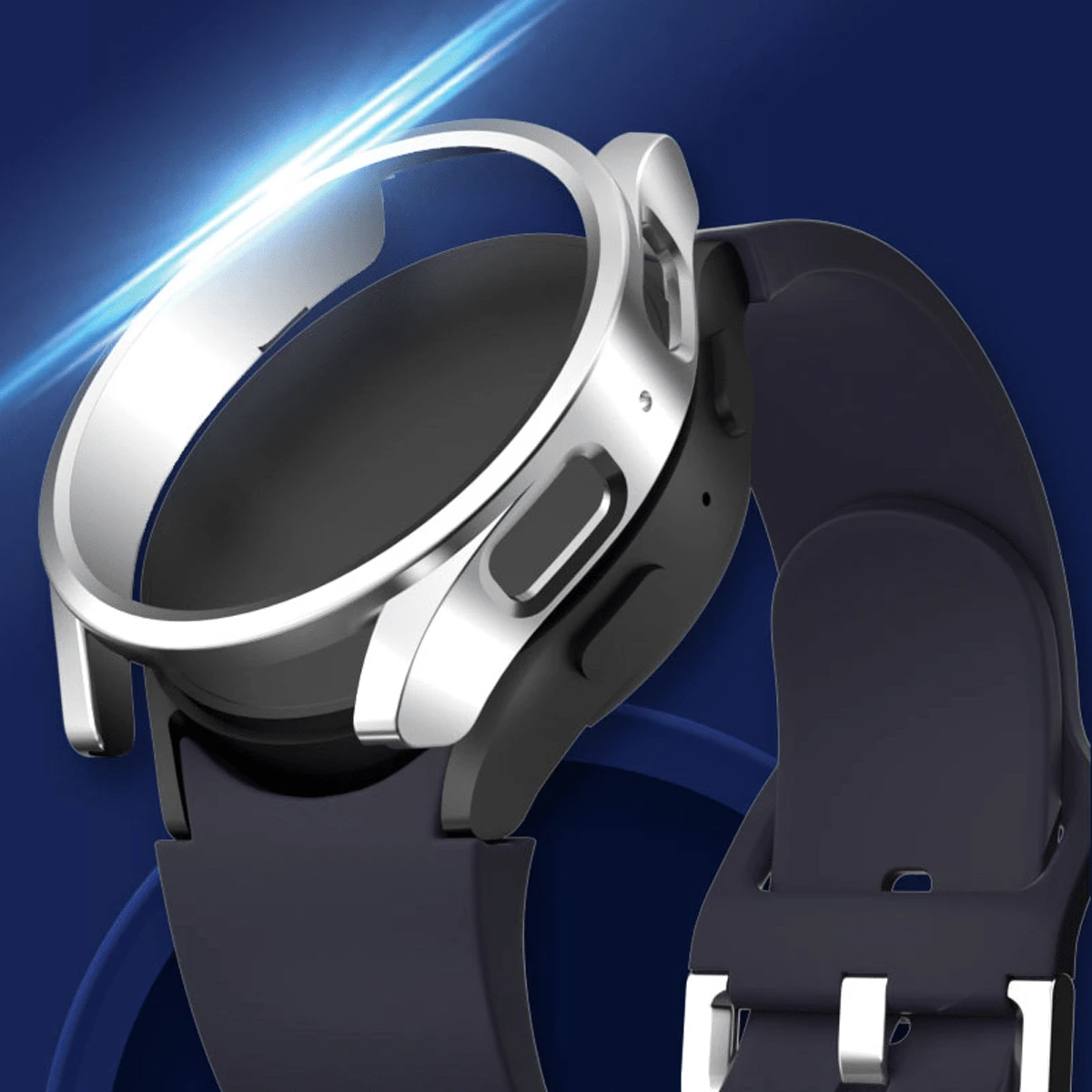 Case Compatible With Samsung Galaxy Watch 7 40mm 44mm Matte Cover Protective Hollow Bumper Shell ...