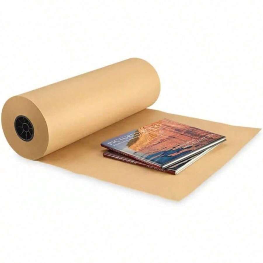 Large Brown Kraft Paper Roll - 24 Inch X 1200 Feet - For Wrapping ...