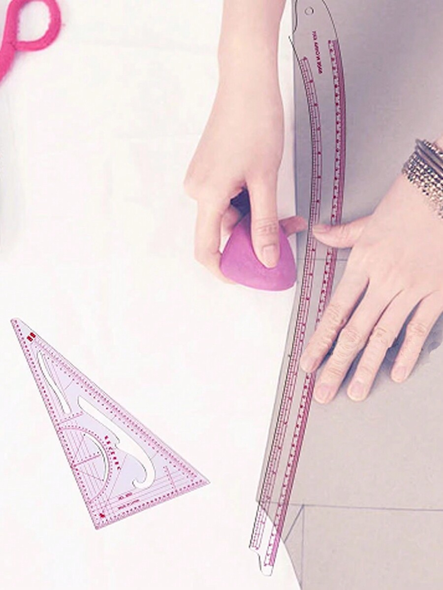 Pattern Making And Coding Ruler, Clothing Proportion Plate Making And ...
