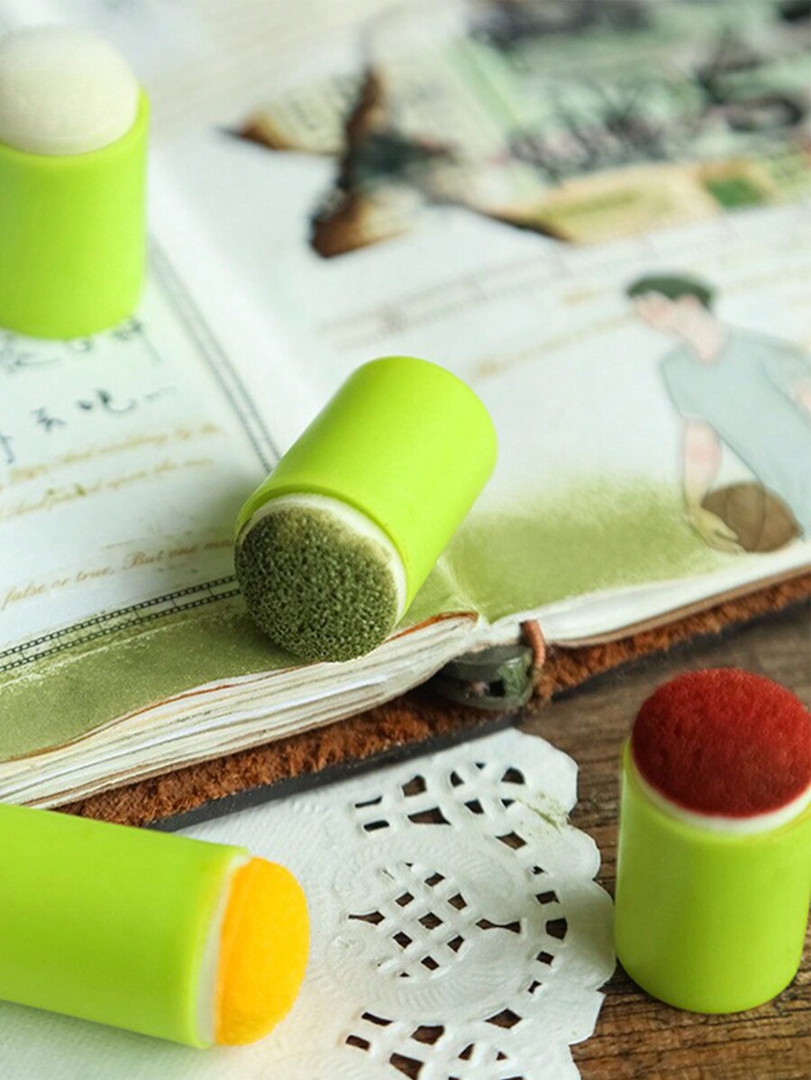 Stamp Smudging Tool Retro Seal Smudging DIY Sponge Finger Set Feature ...