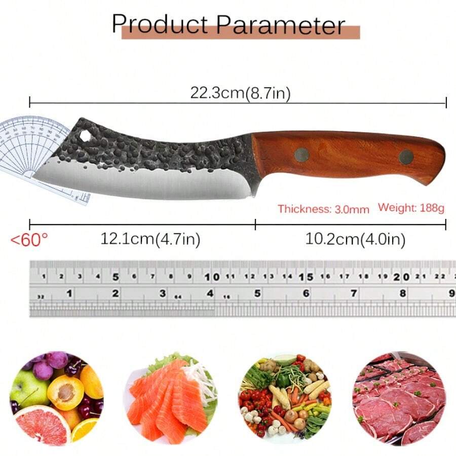 Professional Chef's Knife Sharp Boning Knife Stainless Steels Kitchen ...