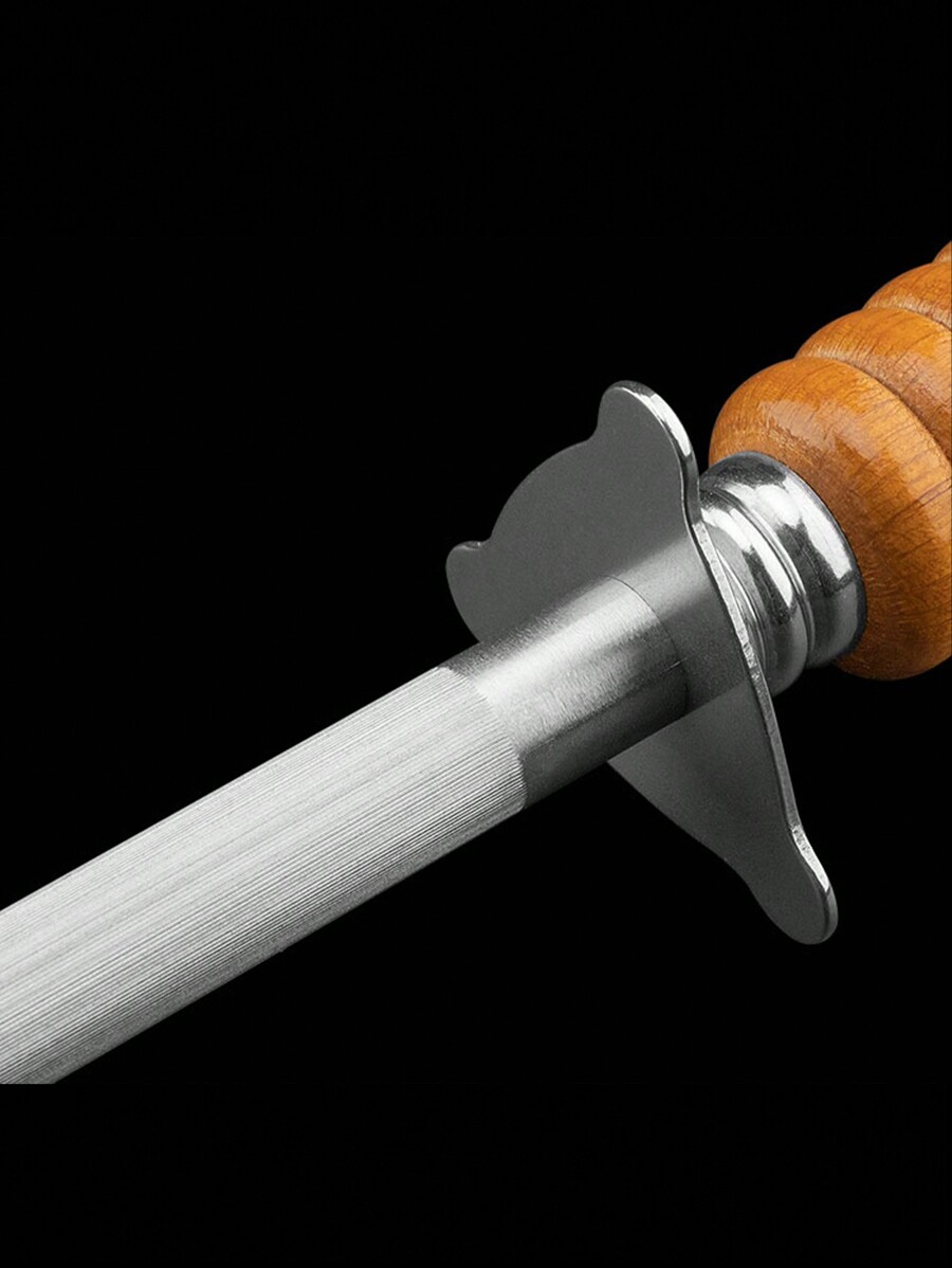 Knife Sharpener Rod, Kitchen Knives Sharpener Carbon Steel Professional ...