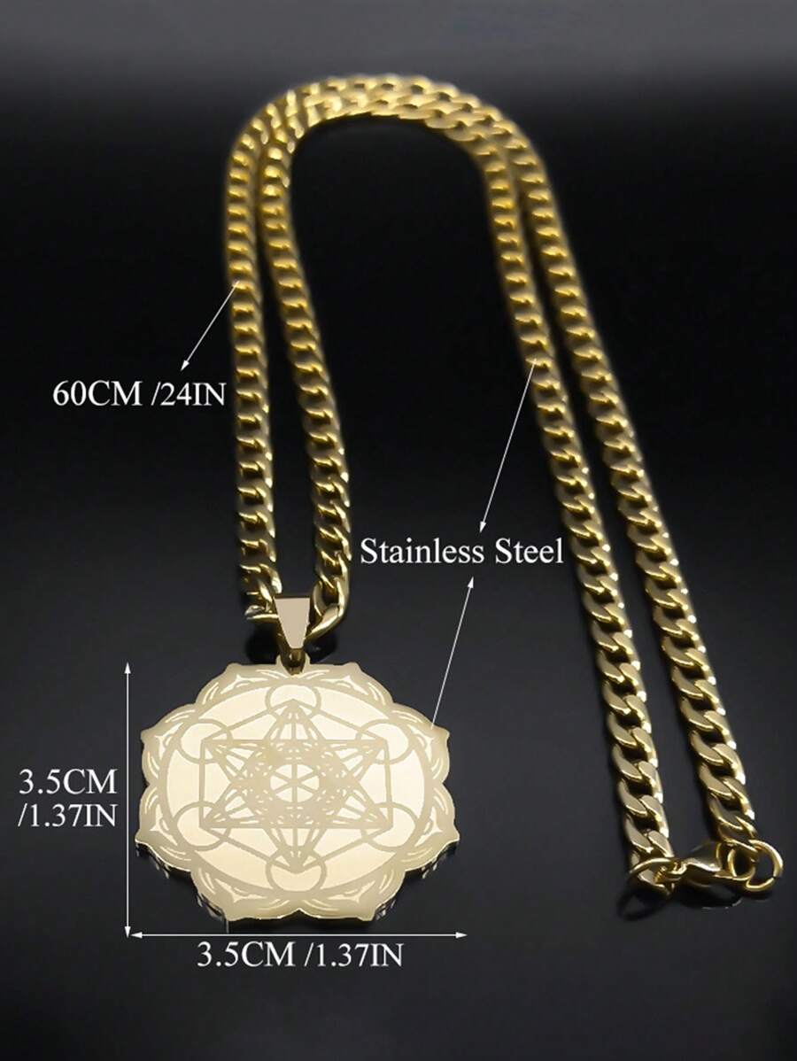 Sacred Geometry Metatron Cube Flower Of Life Lotus Seal Archangel ...