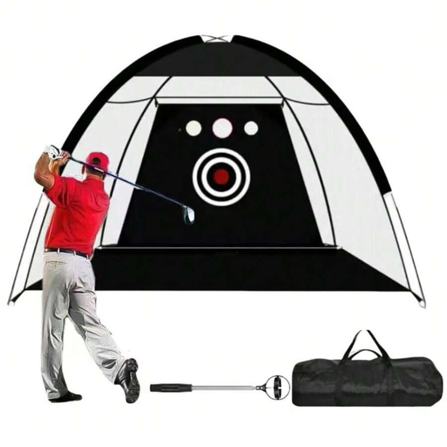 Golf Practice Net+Golf Ball Retriever, Golf Hitting Nets For Backyard ...