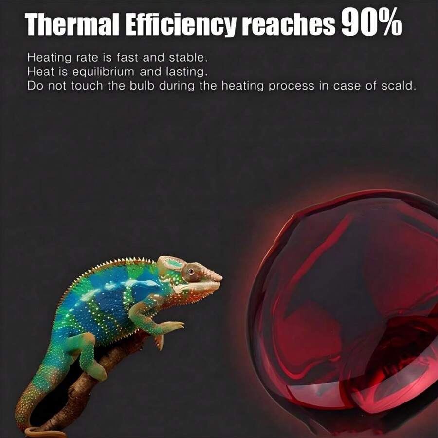 2 Pieces 75W Moonlight Night Heat Lamp Heating Bulb UVA Basking Spot Bulb For Lizard Reptile ...