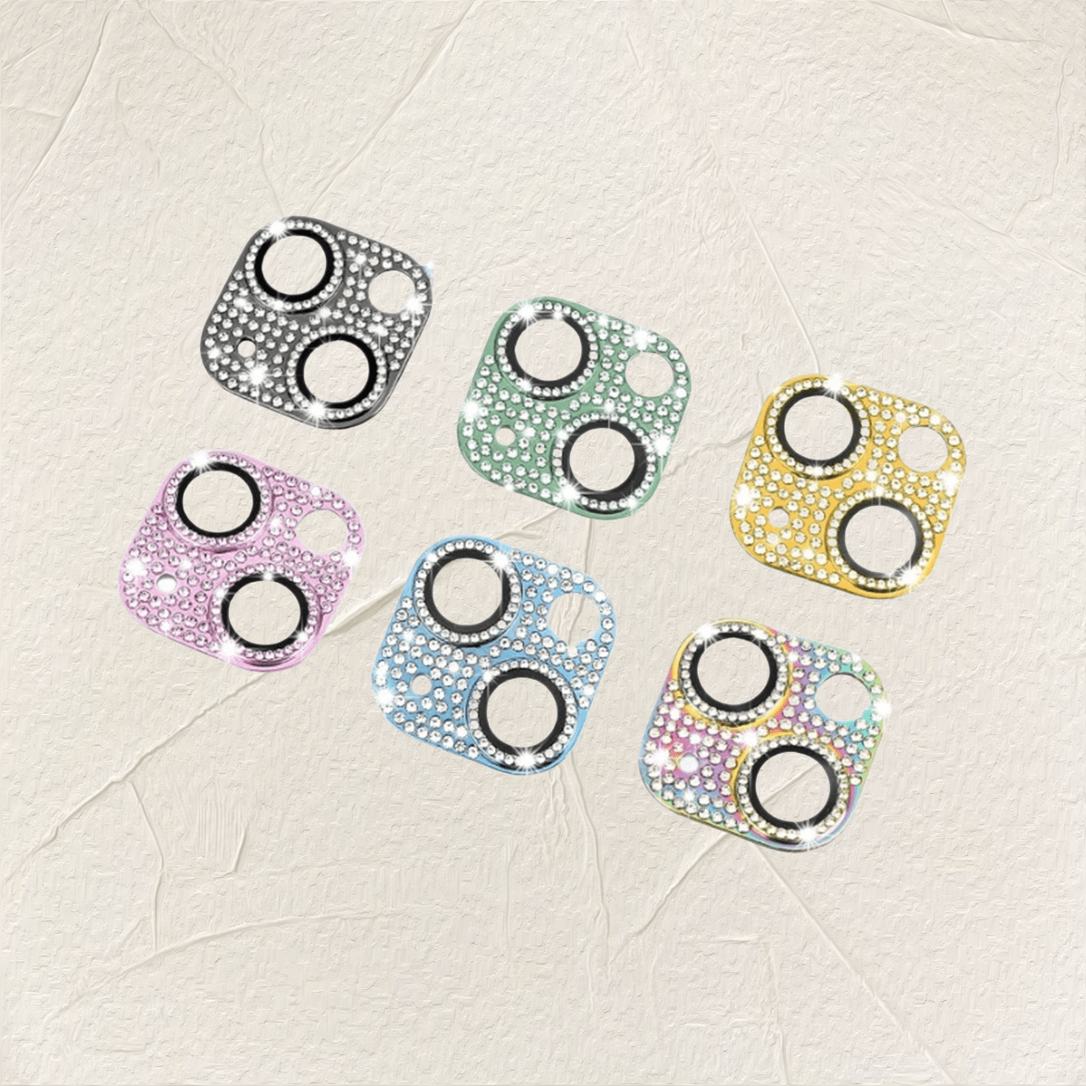 1 Piece Of Lens Film All-In-One, Fully Covered With Diamonds, Mobile ...